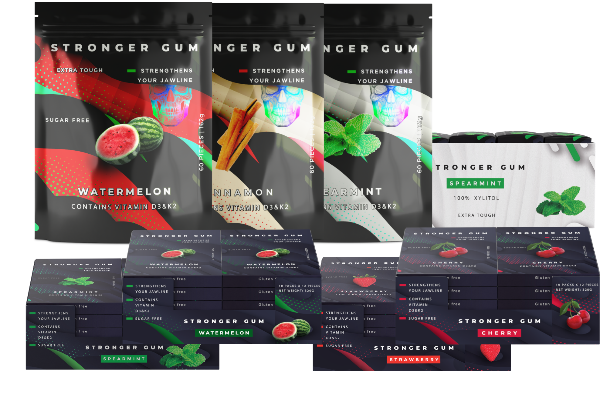 Regular + Extra Tough – Stronger Gum